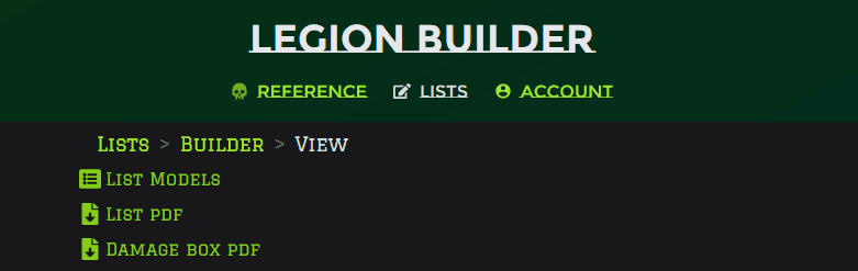 Legion Builder